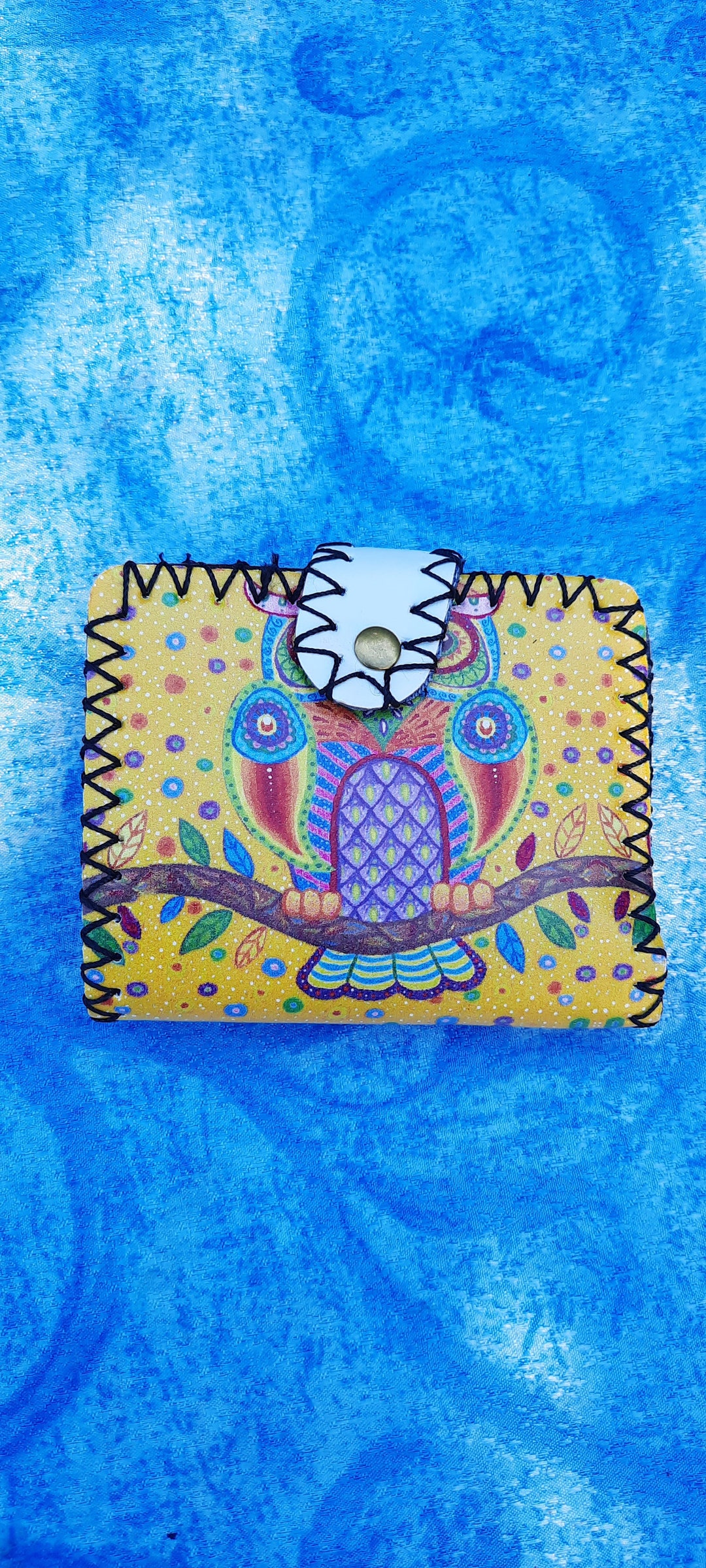 Vintage Leather Owl Wallet. Vintage Walletvintage - Etsy