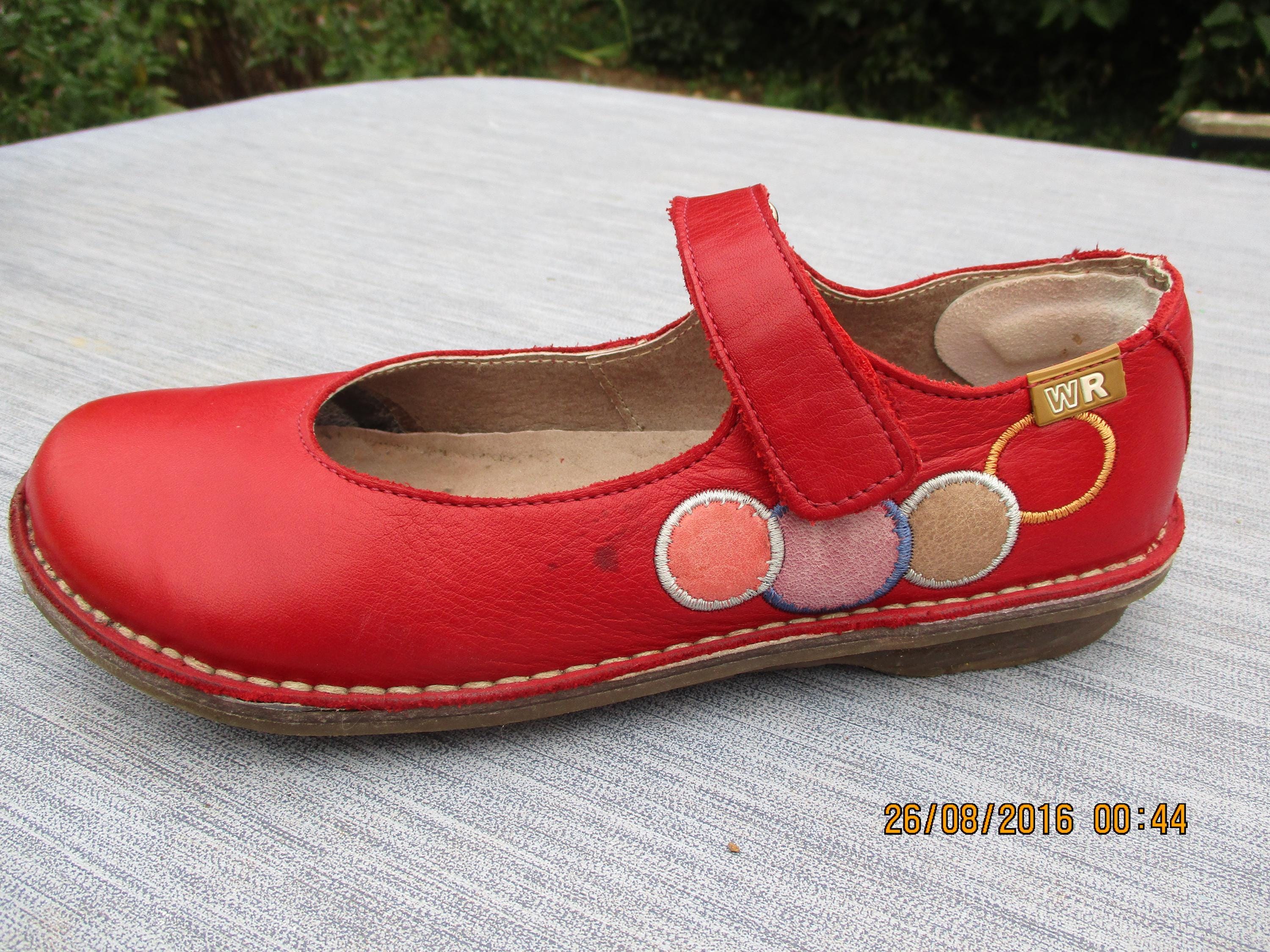 Vintage Red Leather Mary Jane Shoes. Vintage\red Shoes\mary Jane Shoes ...