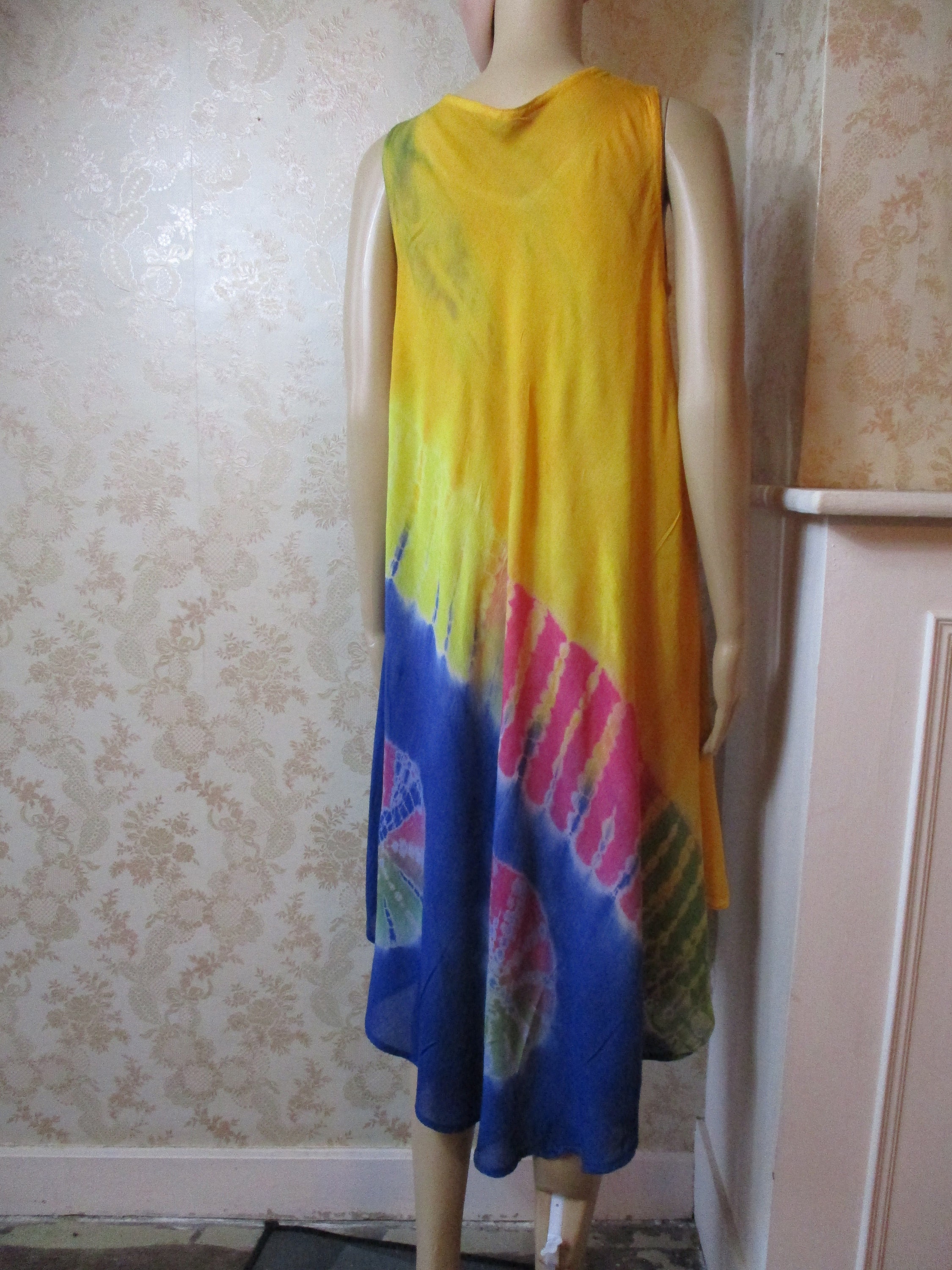 Vintage Beach Dress, Free Size. Vintage Dress\beach Dress\summer Dress ...