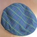 Vintage Flat Cap in Green Check Pattern. Vintage Cap\flat Cap\green ...