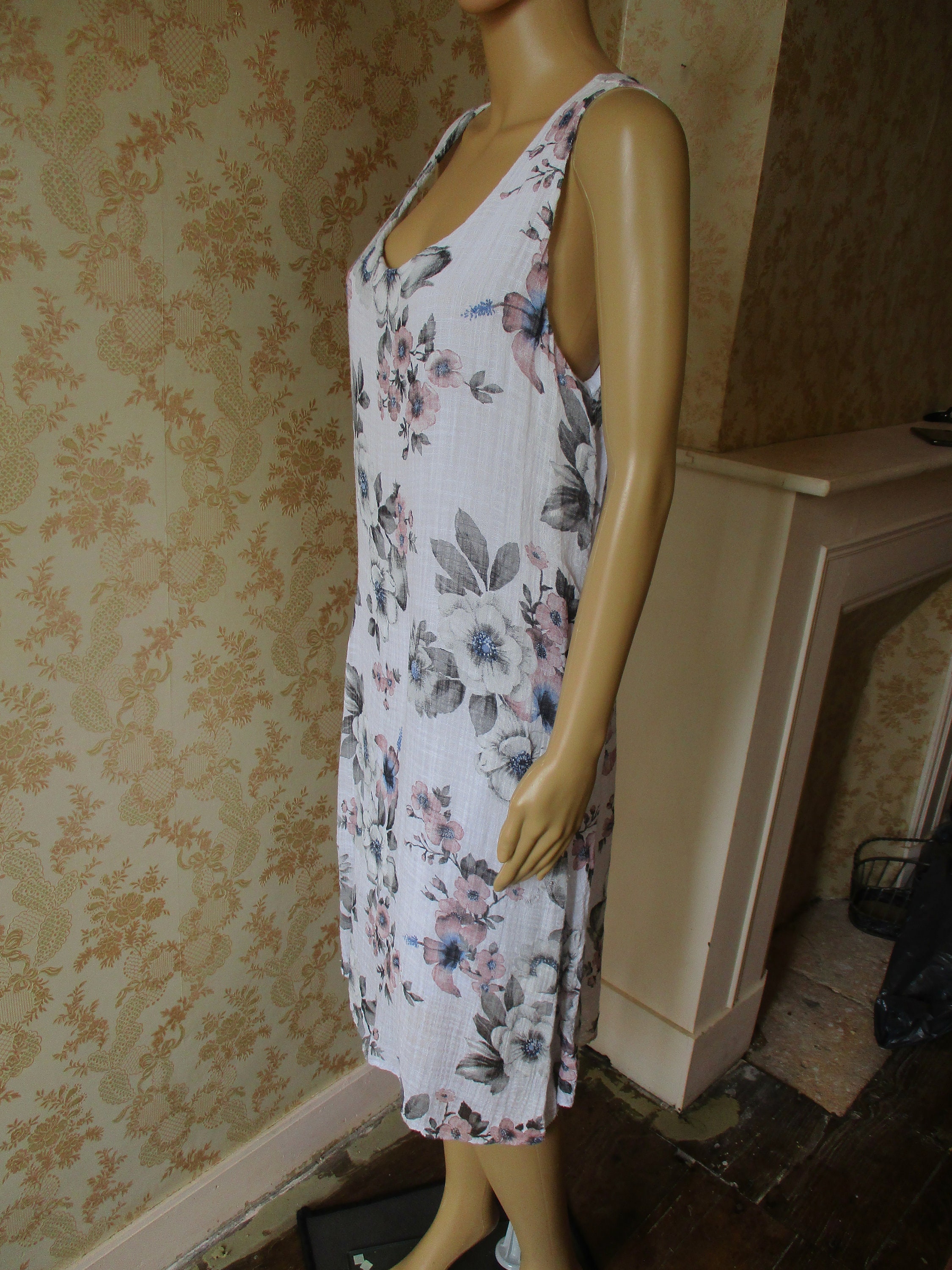 Floaty Floral Summer Dress. Vintage Dress\floaty Dress\boho Dress\retro ...
