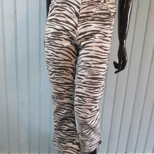 Vintage Zebra Print Jeans Vintage Jeans\zebra Jeans\animal Print ...
