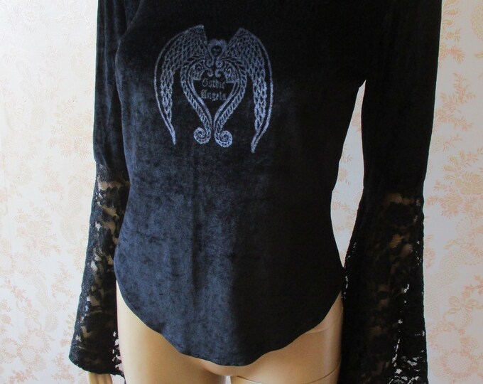 Vintage Velvet Gothic Top by Dark Star . Gothic\velvet\retro\evening ...