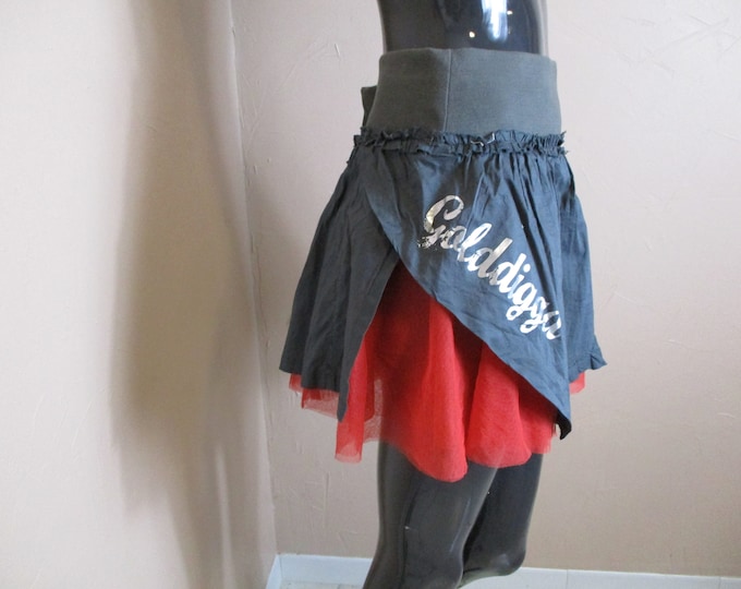 Genuine 90's Rara Skirt Vintage Skirt\rara Skirt\90's Skirt\grey Skirt ...