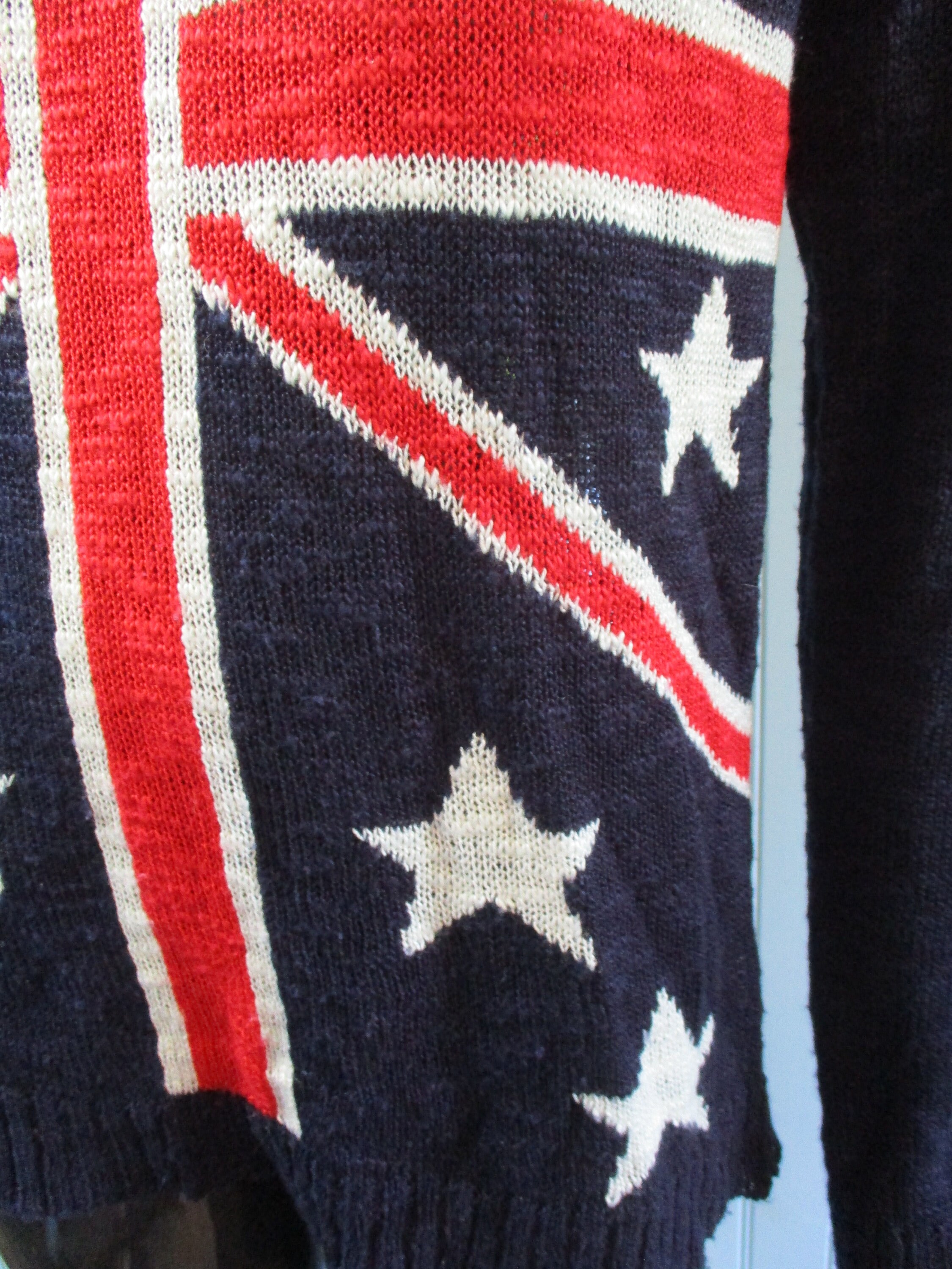 Union Jack With Stars Jumper . Vintage Jumper\union Jack Jumper\vintage ...