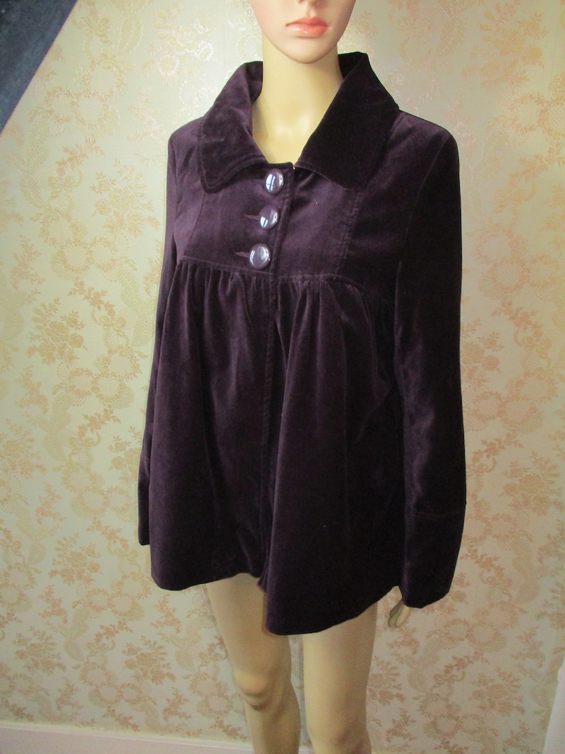 Purple Velvet Jacket . Vintage Jacket\purple Jacket\velvet Jacket\boho ...