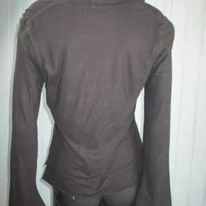 Retro Goth Top Black Long Ragged Sleeves. Gothic Top\retro Top\boho Top ...