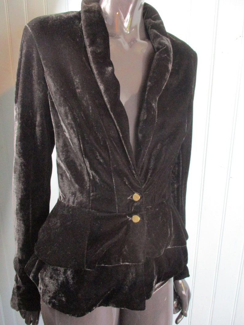 Vintage Velvet Jacket Vintage\velvet\jacket\eveningwear\party Wear ...