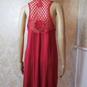 Vintage Top in Deep Red . Vintage \vintage Top\red Top\boho Top\boho ...