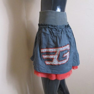 Genuine 90's Rara Skirt Vintage Skirt\rara Skirt\90's Skirt\grey Skirt ...