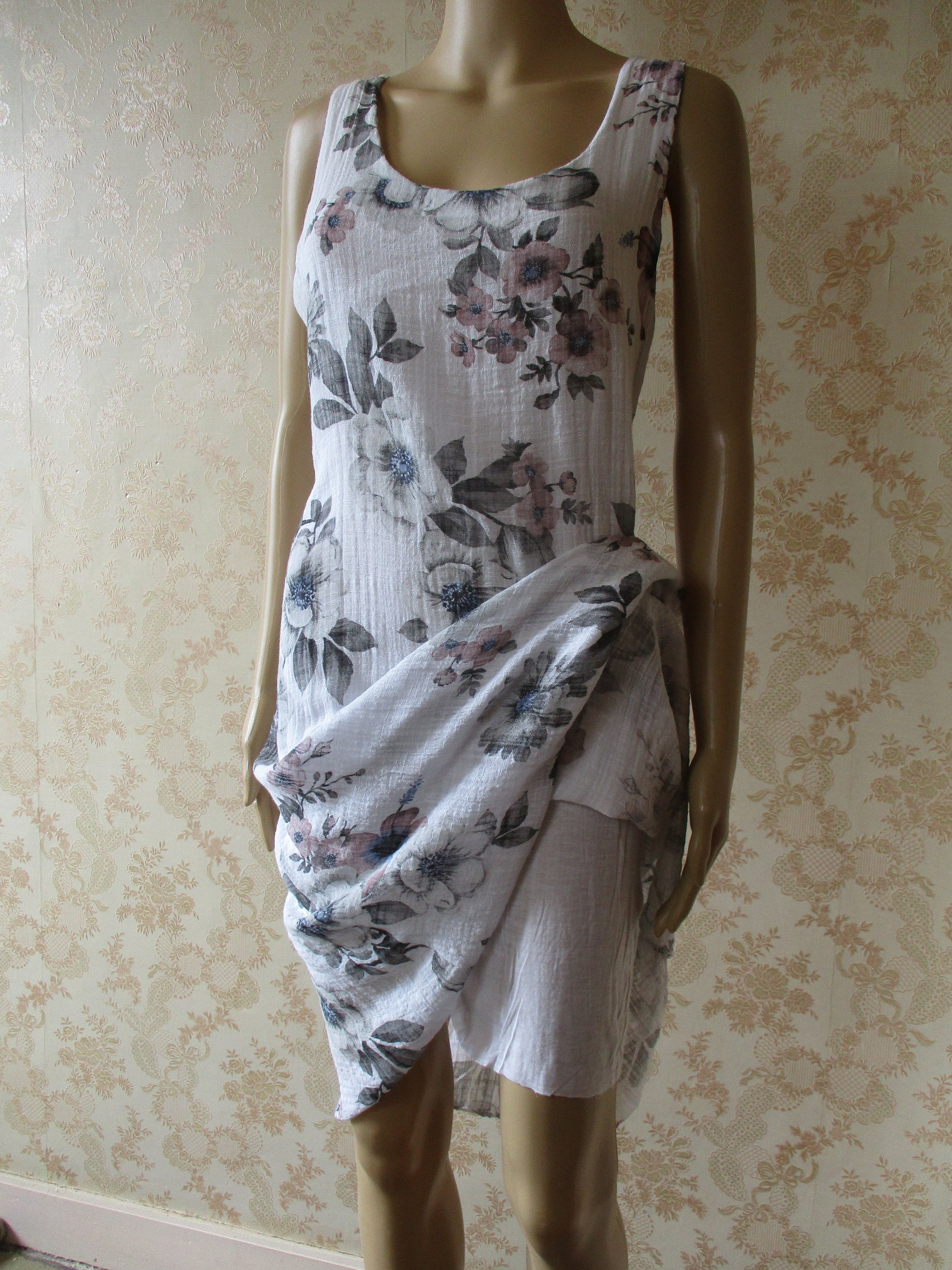 Floaty Floral Summer Dress. Vintage Dress\floaty Dress\boho Dress\retro ...