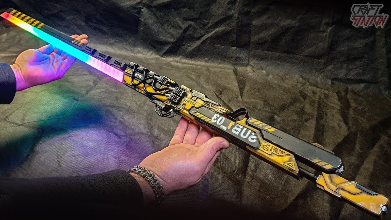 Katana from Ghostrunner with RGB backlight | Etsy