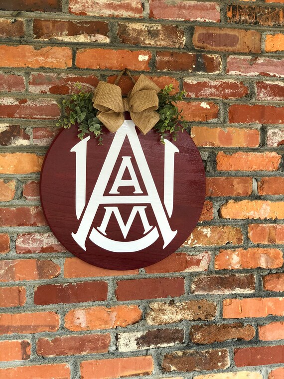 Door Hangers Home Décor AAUM Door Decoration Alabama A&M Door Hanger ...