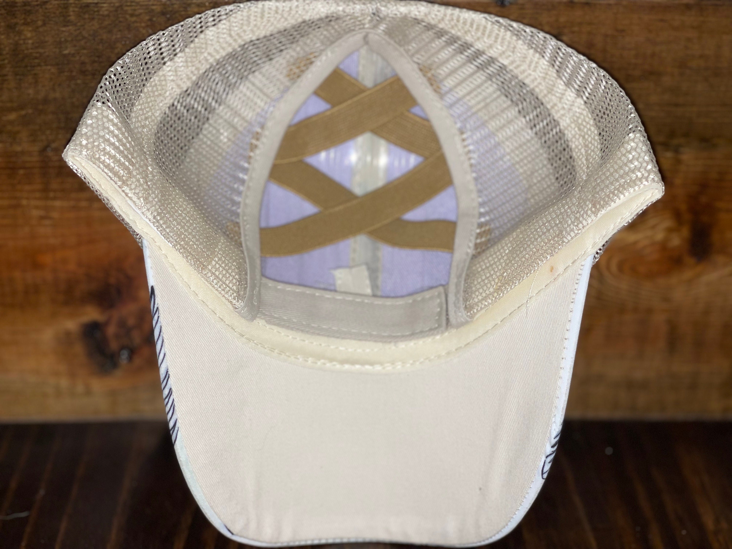 Aztec Print Ponytail Trucker Cap - Etsy