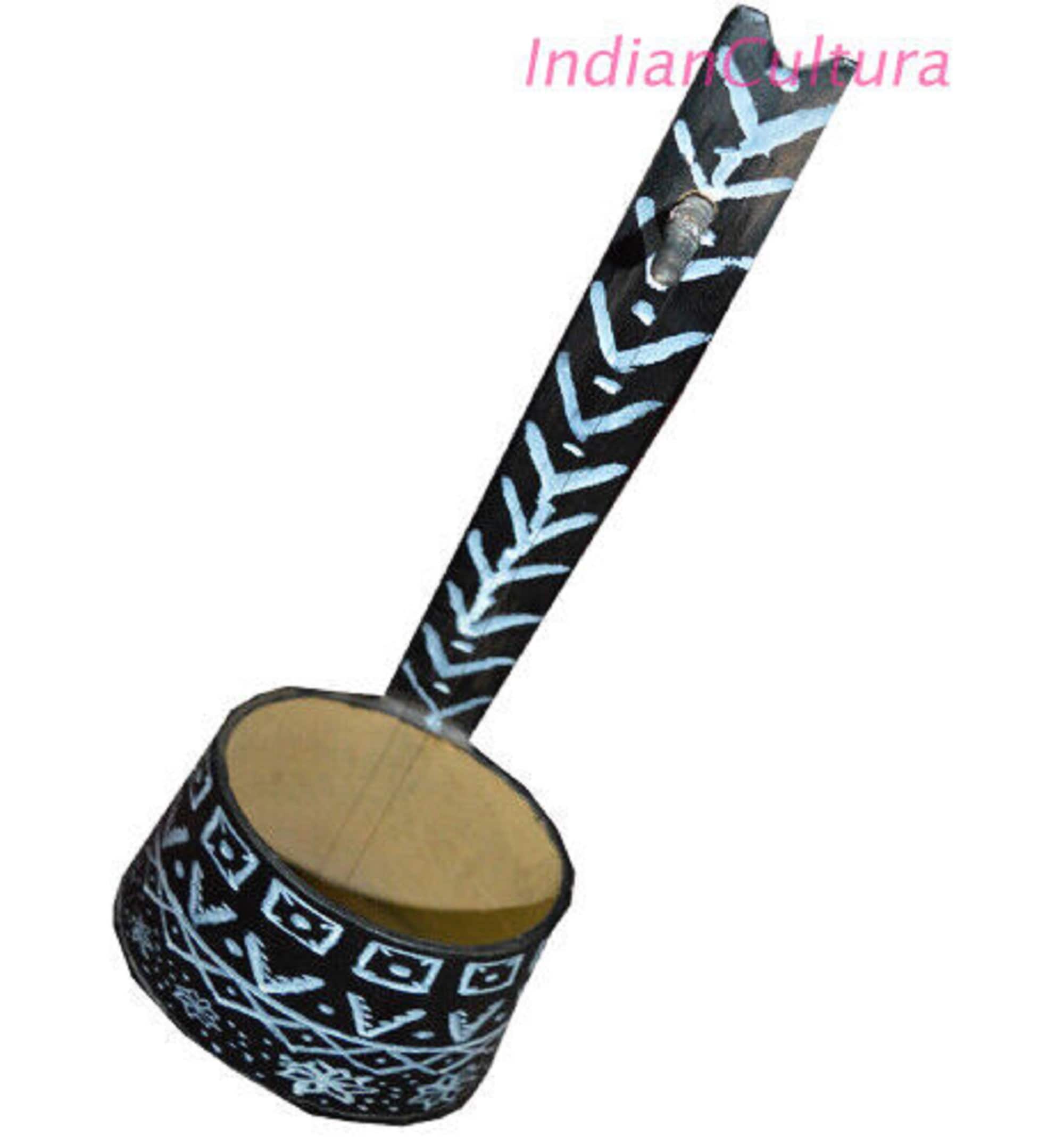 One-string Canjo Apang Wooden Banjo Instrument Hand Painted Traditional ...