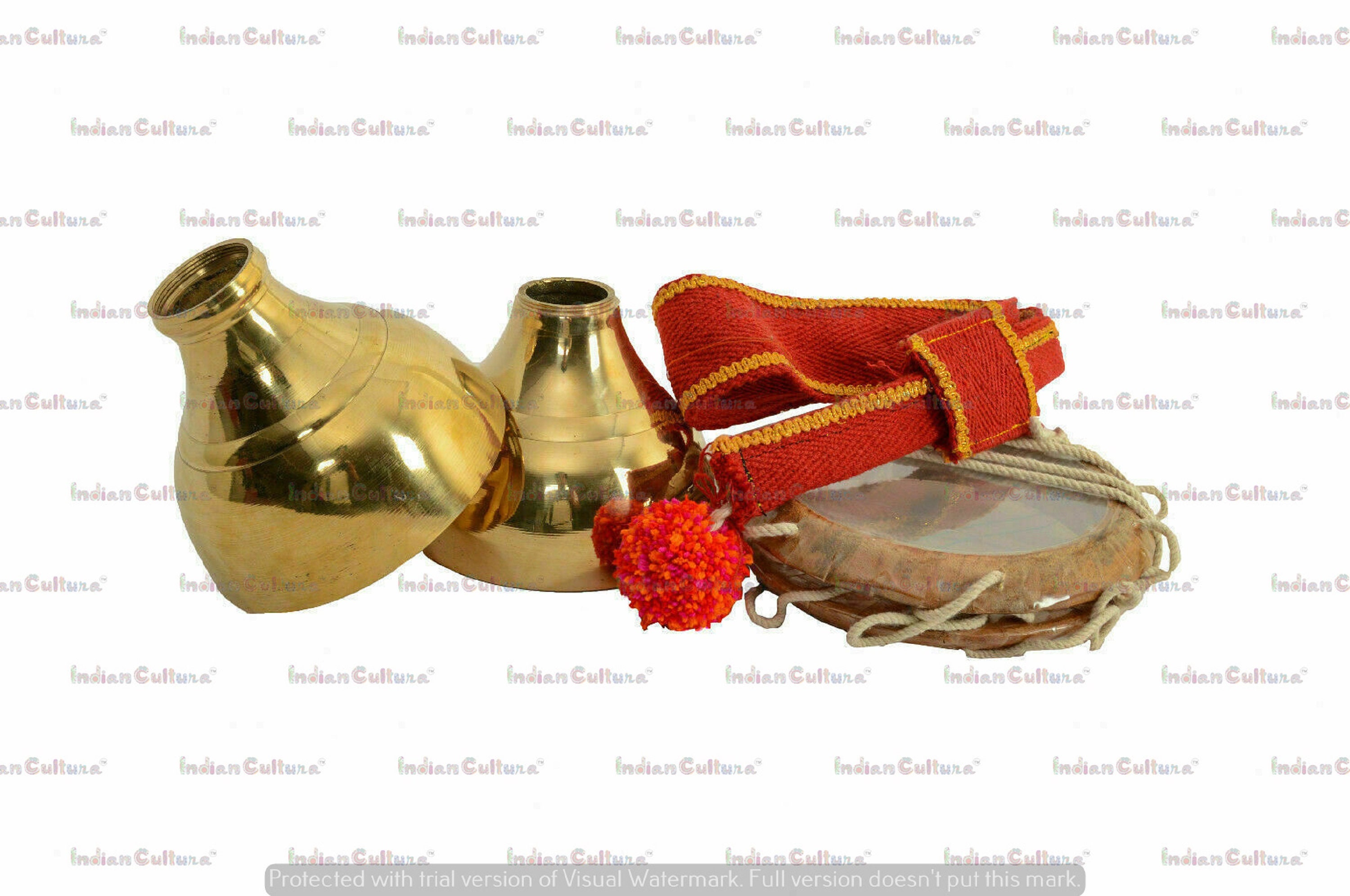 Brass Material Udukai South Indian Style Drum Folk Musical - Etsy