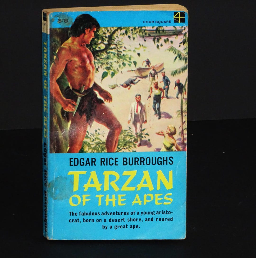 1965 Tarzan of the Apes by Edgar Rice Burroughs / Four Square Books ...