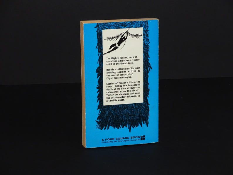 1965 Tarzan's Jungle Tales by Edgar Rice Burroughs / Four Square Books ...