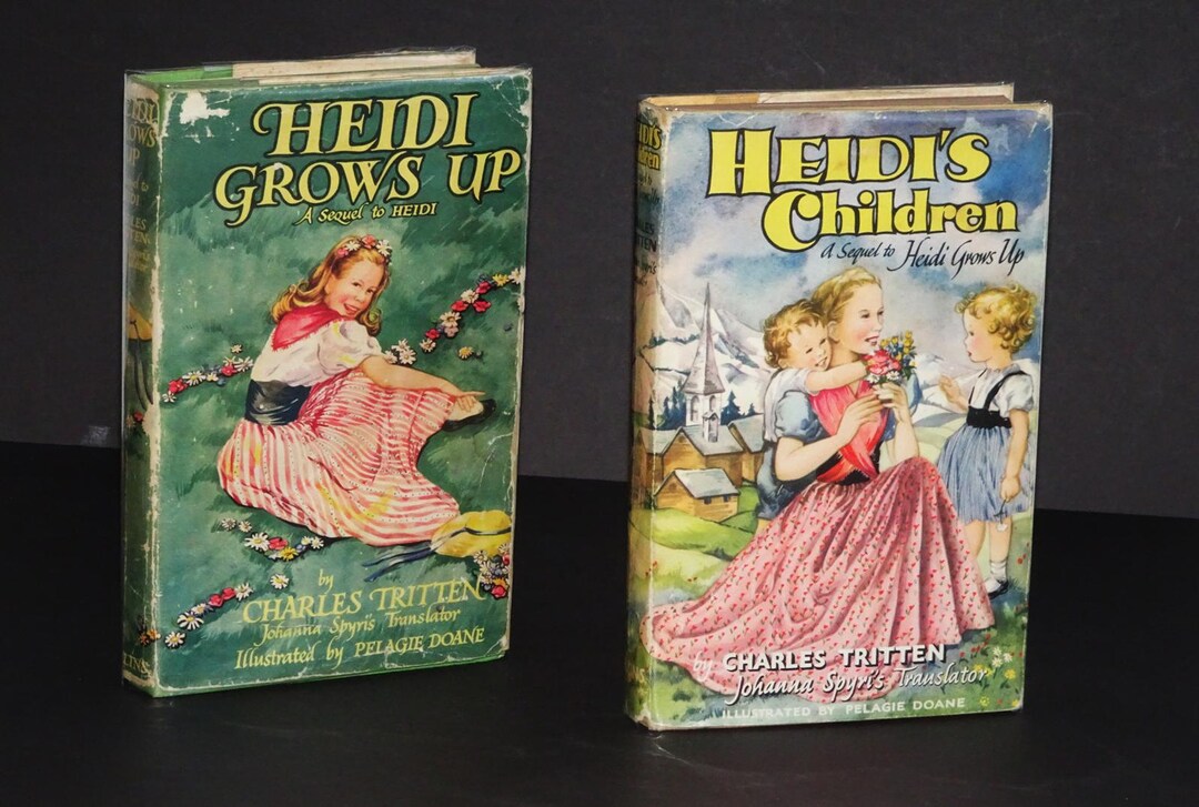 Heidi Grows up and Heidi's Children by Charles Tritten / Hardcover ...