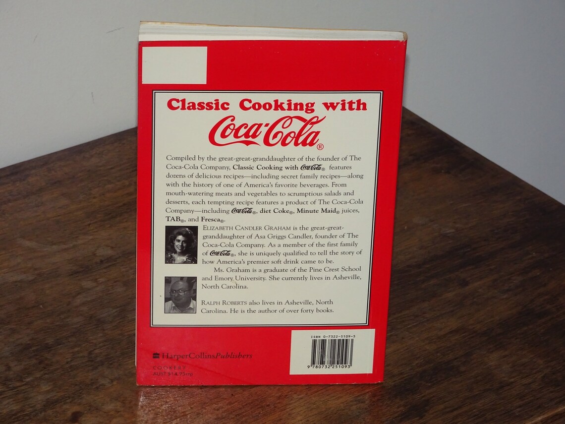 1995 Classic Cooking With Coca Cola. Collection of Delicious Recipes ...