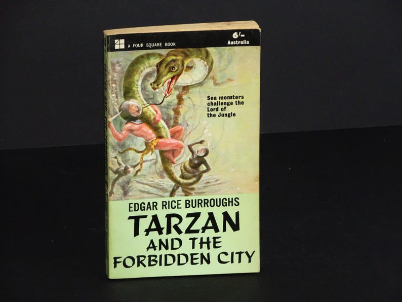 1965 Tarzan and the Forbidden City by Edgar Rice Burroughs / Four ...