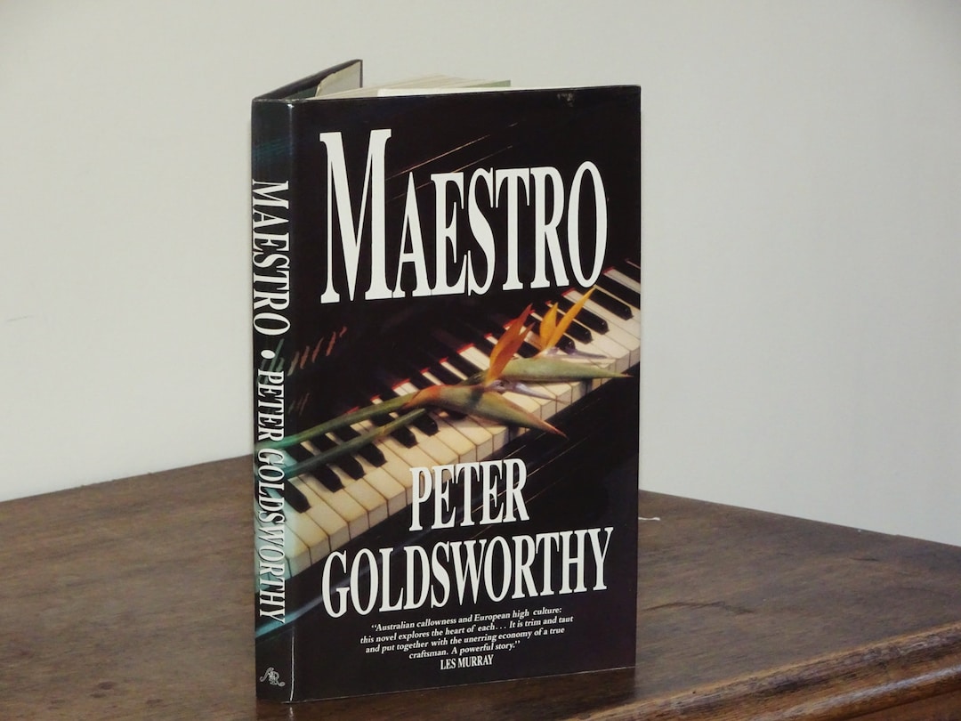 Maestro - Peter Goldsworthy - First Edition Hardcover Book With ...