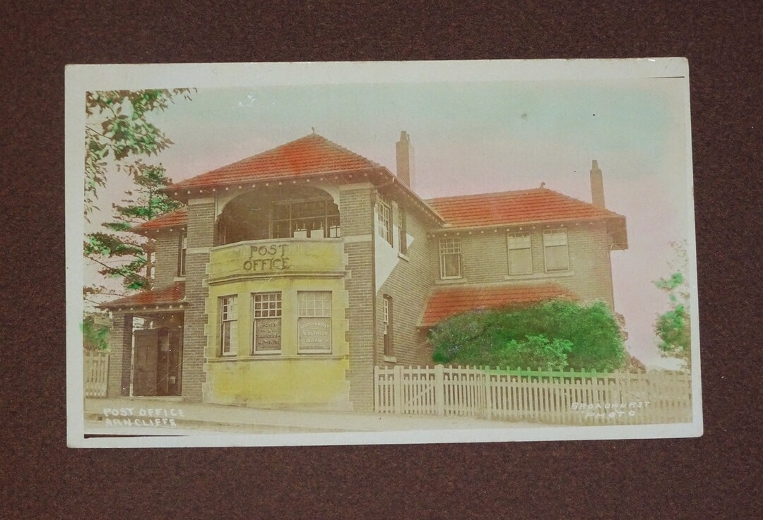 1914 Original Hand-coloured Real Photo Postcard of Arncliffe Post ...