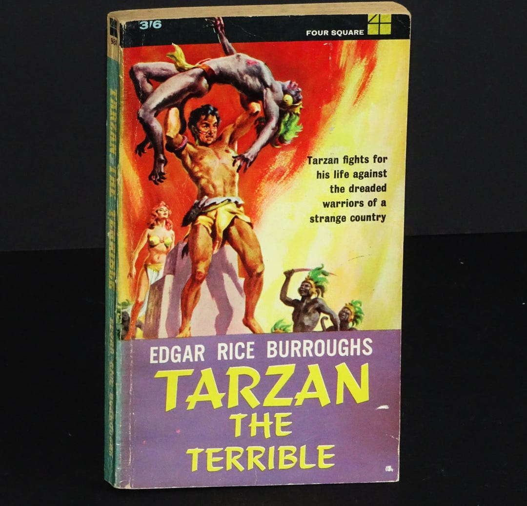 1965 Tarzan the Terrible by Edgar Rice Burroughs / Four Square Books ...