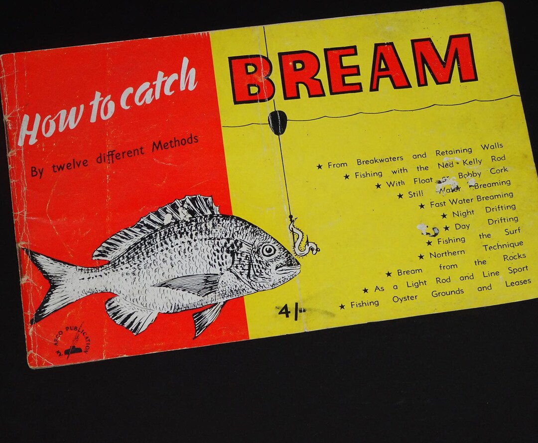 1964 How to Catch Bream. by Twelve Different Methods / Stapled Booklet ...