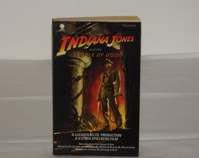 1984 Temple of Doom - Indiana Jones - Movie Novelization - James Kahn ...