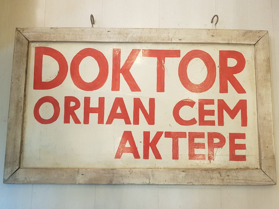 Vintage Doctor Sign - Etsy