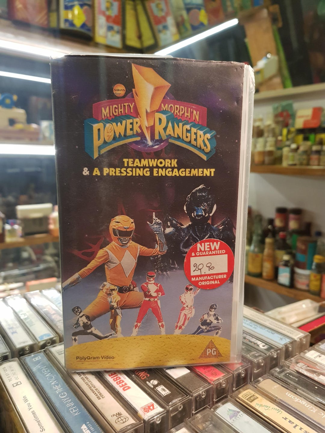 Power Rangers Teamwork & A Presing Engagement VHS - Etsy