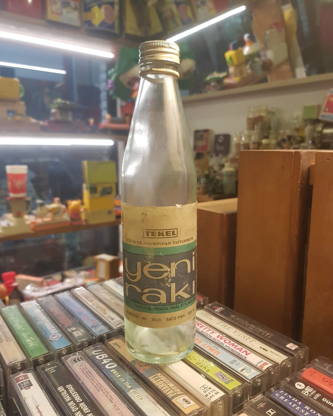 Vintage Turkish Liquor Bottle Raki - Etsy