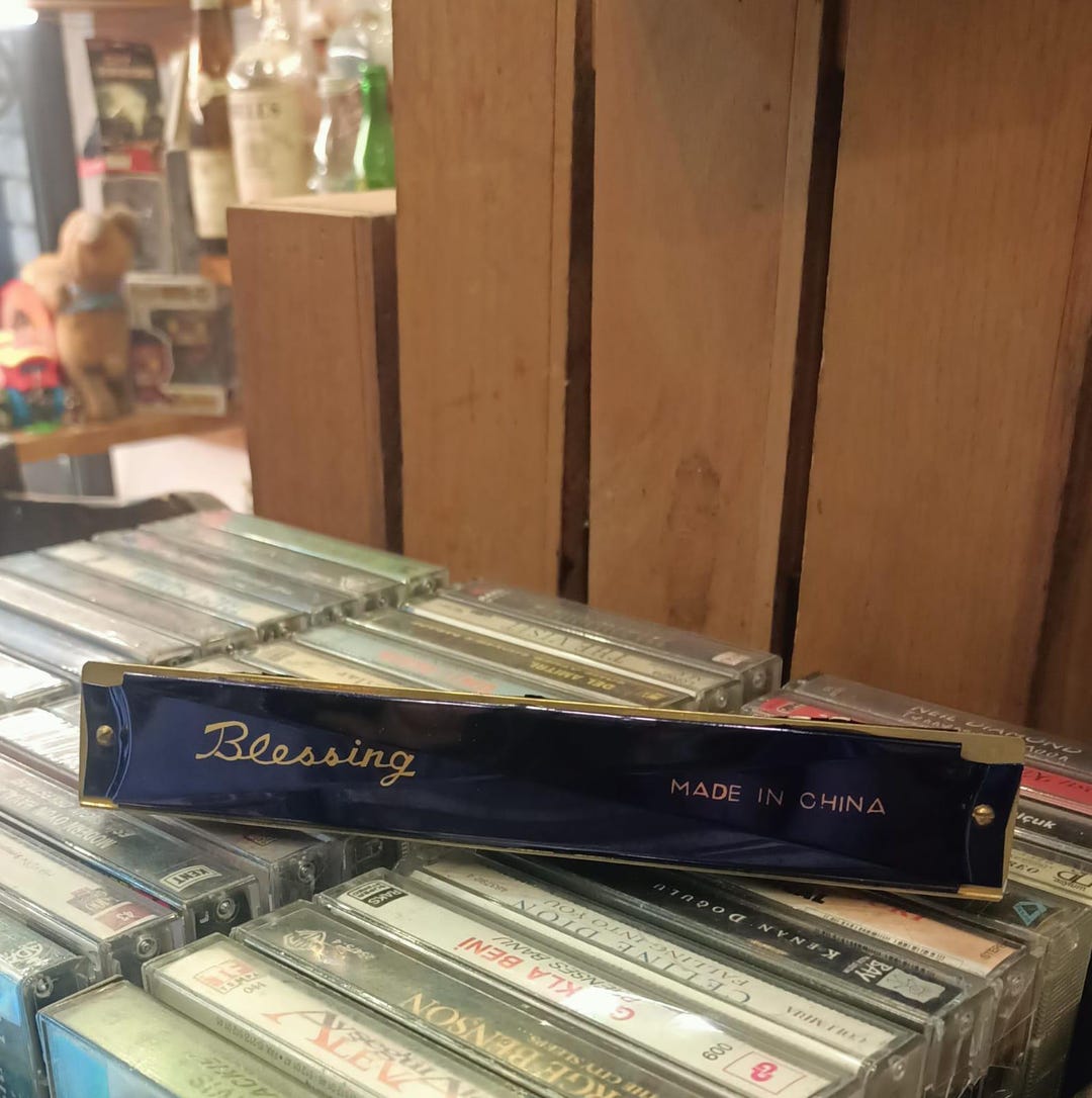 Vintage Blessing 24 Hole Octave Tremolo Harmonica - Etsy