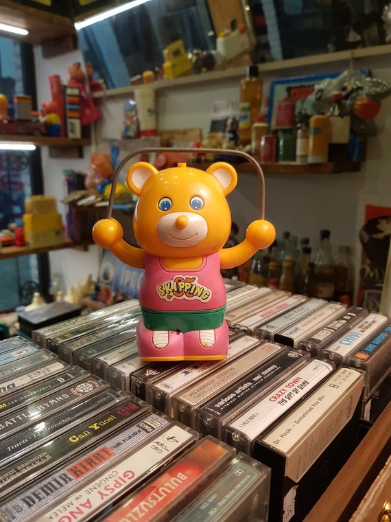 Vintage Jump Rope Teddy Bear Toy - Etsy