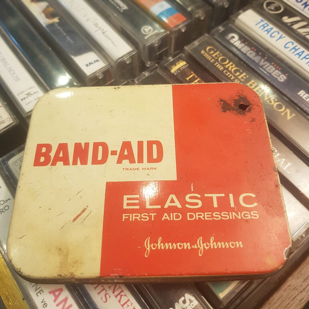 Vintage Band-aid Tin Box From Johnson & Johnson - Etsy