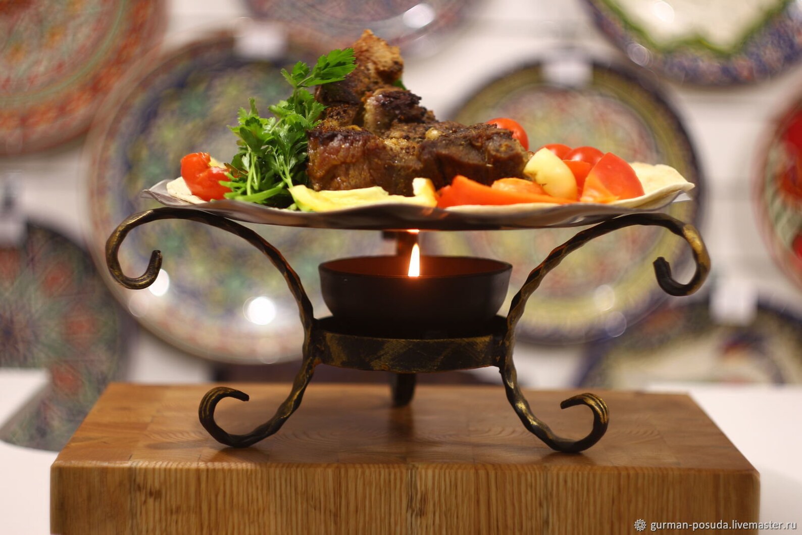 Sac Tava Saj Cast Iron with stand 41cm | Etsy