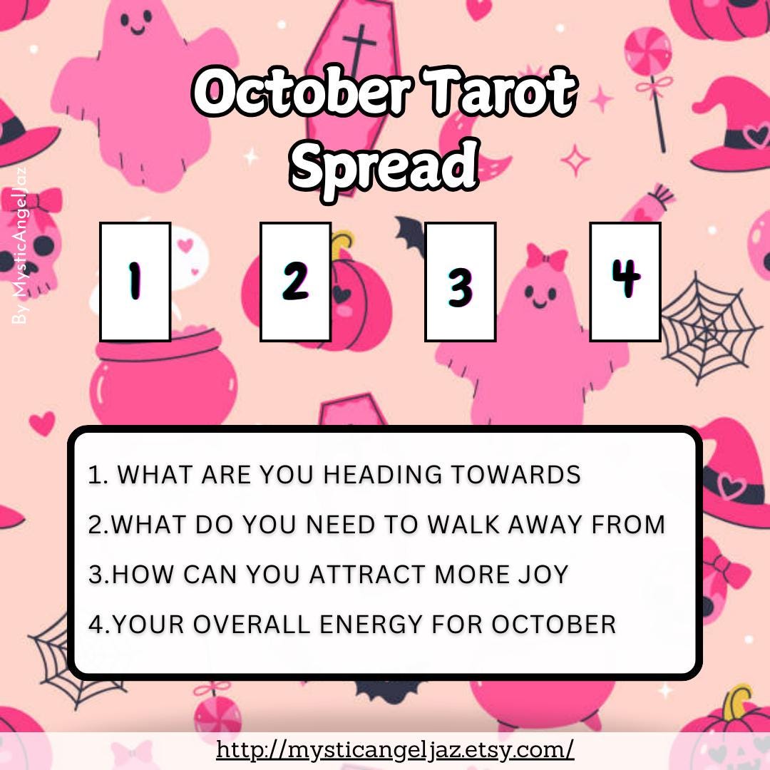 SAME DAY 24 Hours October Tarot Spread Tarot Oracle Reading Psychic ...