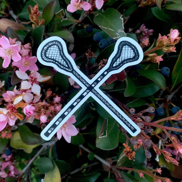 Lacrosse Window Decal - Etsy
