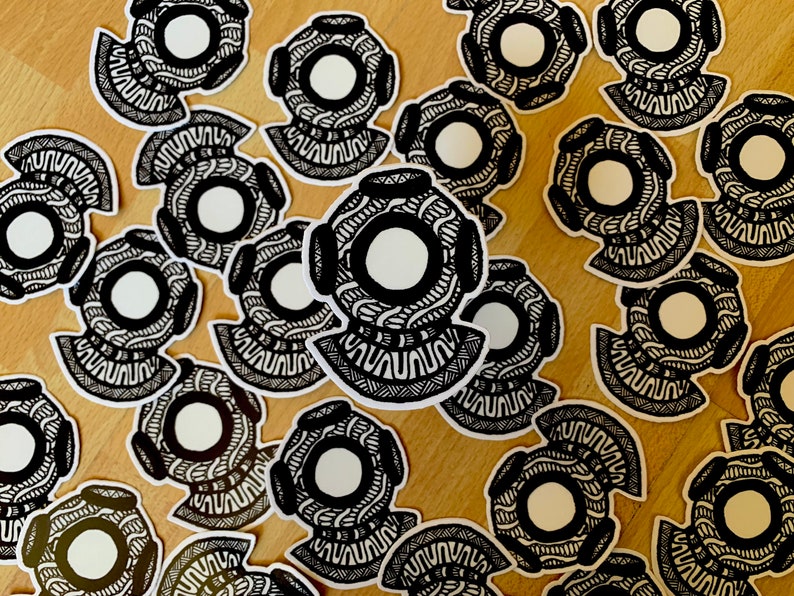 Old School Scuba Diving Helmet Sticker Vinyl Decal Vinyl - Etsy