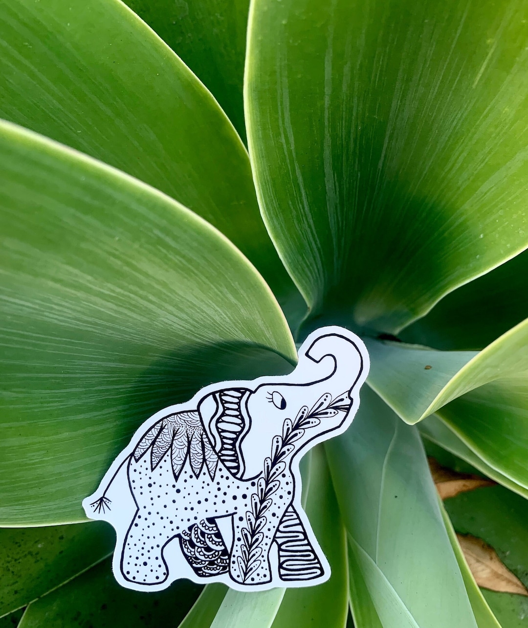 Elephant Sticker - Vinyl Decal, Vinyl Sticker - Car Decal, Laptop Decal ...