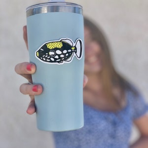 Clown Triggerfish Sticker - Vinyl Decal, Vinyl Sticker - Car Decal ...