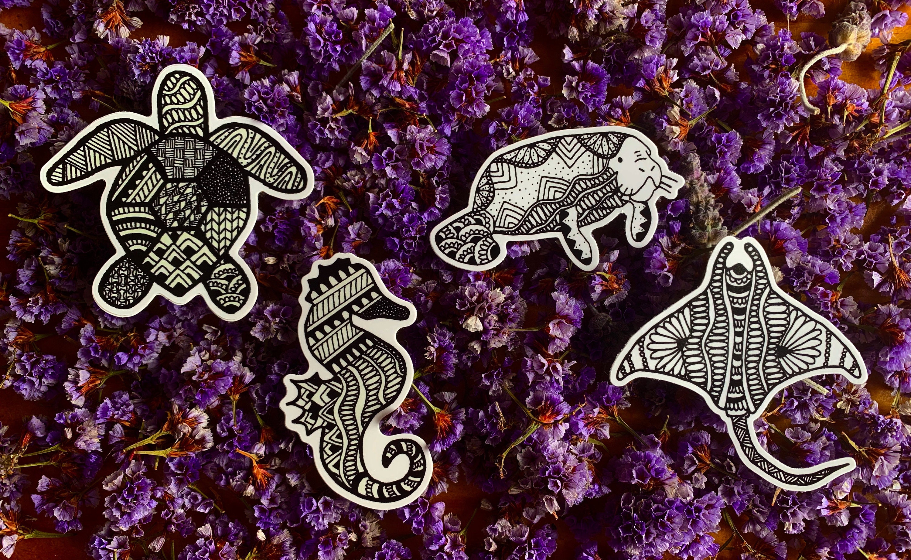 Manta Ray Sticker Vinyl Decal Vinyl Sticker Car Decal - Etsy.de