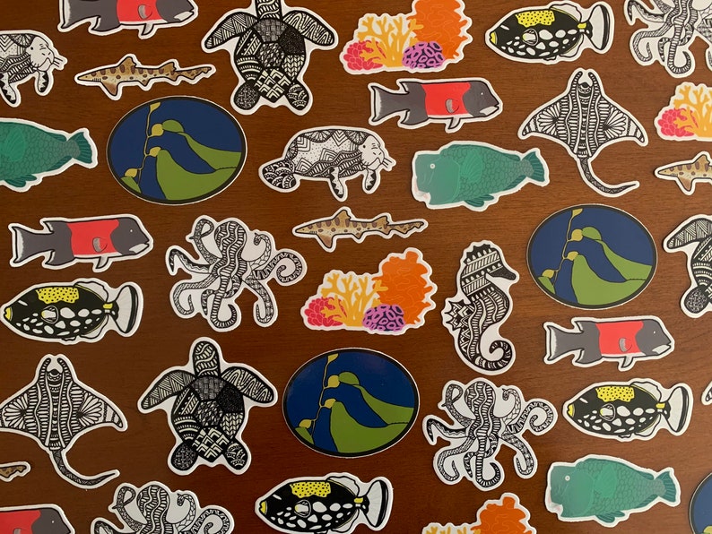 Giant Kelp Sticker: Macrocystis Pyrifera Vinyl Decal for Ocean Lovers ...