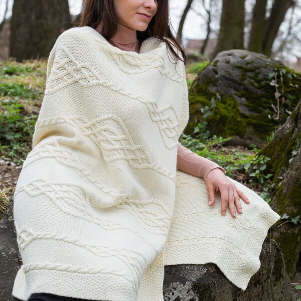 Aran Blanket - Etsy