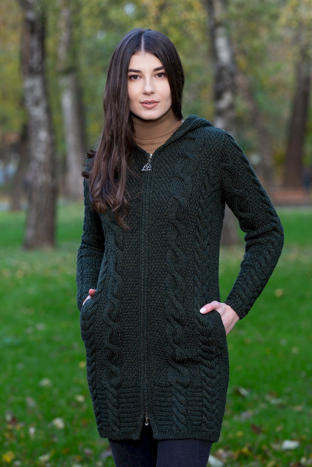 Aran Fisherman Irish Cable Knitted Coatigan Cable Knit - Etsy Österreich