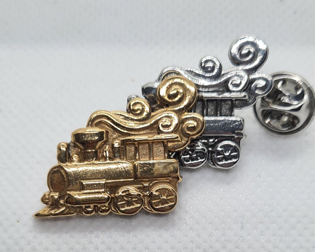 Steam Locomotive Pin - Etsy