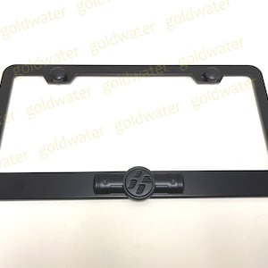 3D (black) 86 LOGO Emblem Black Powder Coated Metal Steel License Plate ...