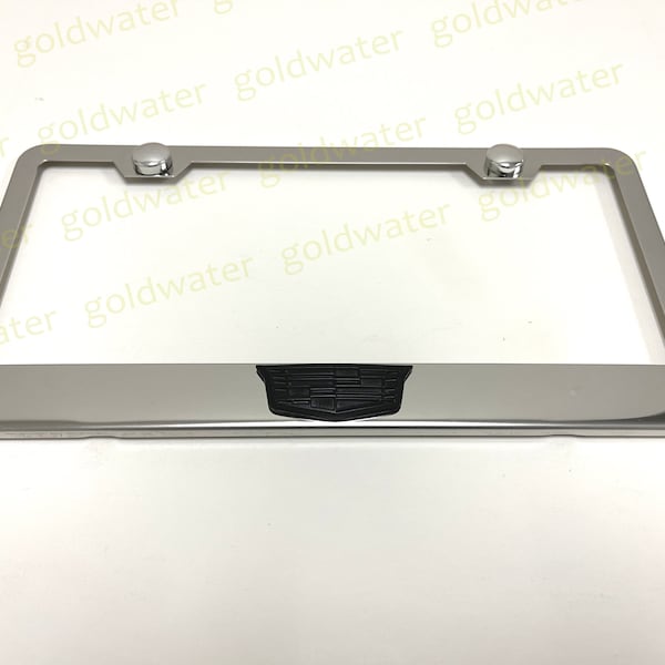 Black Cadillac License Plate Frame - Etsy