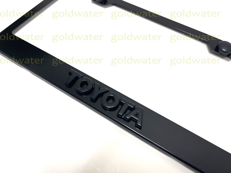 3D black Toyota Emblem Badge Black Powder Coated Metal Steel | Etsy